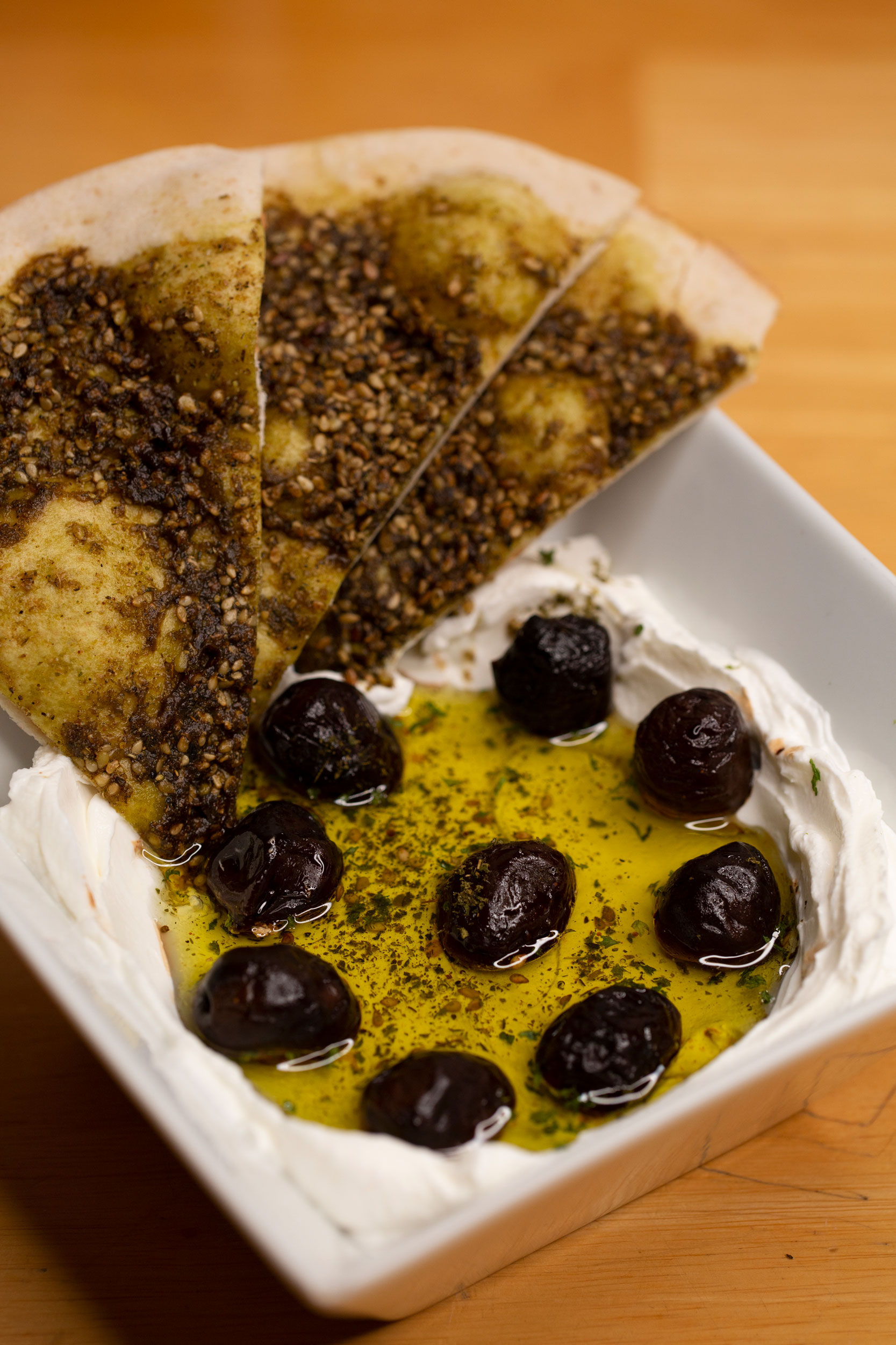 Labneh & Cured Olives – Juan Verduzco